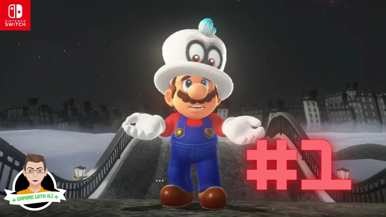 Super Mario Odyssey Part 1 The Cap Kingdom! - YouTube