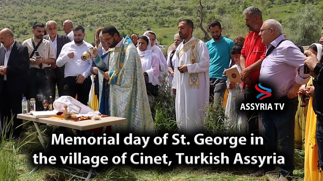 Memorial day of St. George in the village of Cinet, Turkish Assyria ...