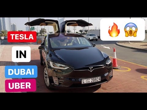 THE DAY I SAT IN TESLA MODEL X UBER IN DUBAI!! - YouTube