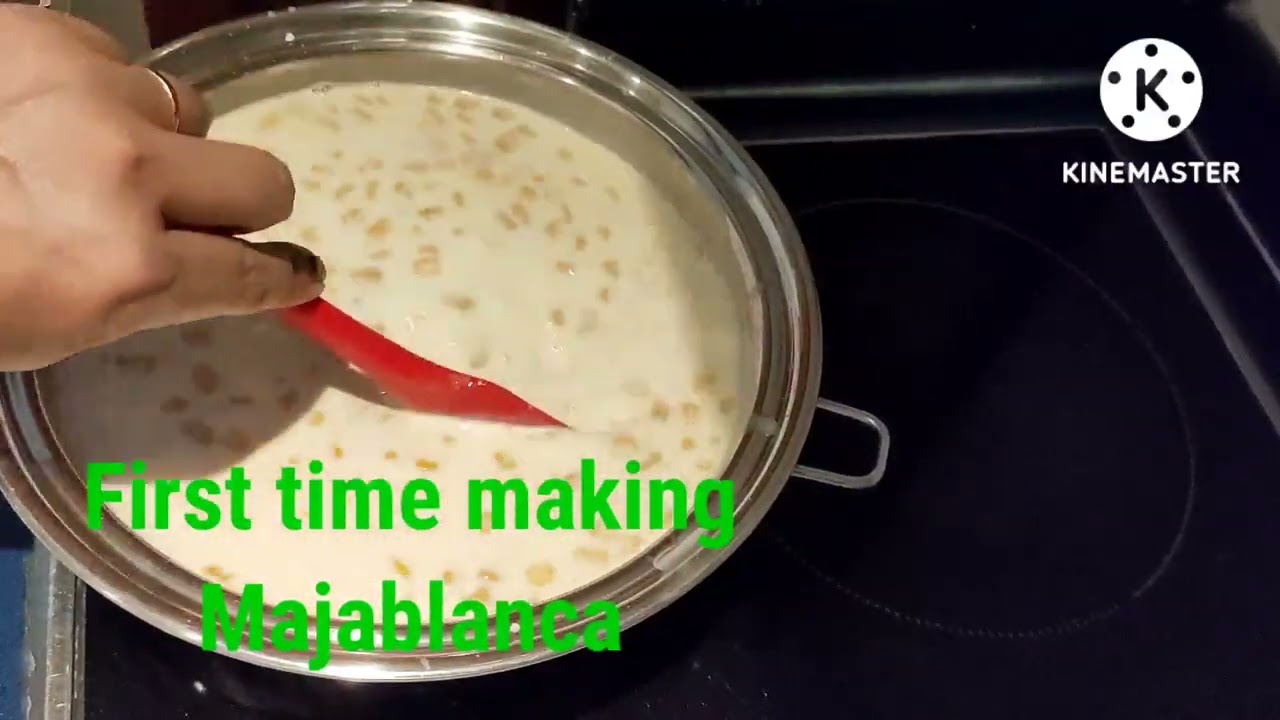 How to make simple Majablanca - YouTube