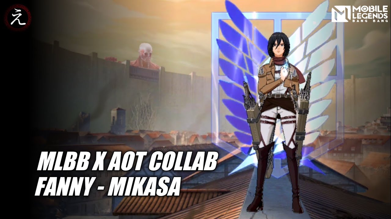 GAMEPLAY AOT X MLBB SKIN | FANNY MIKASA | NEW SKIN MLBB | MOBILE ...