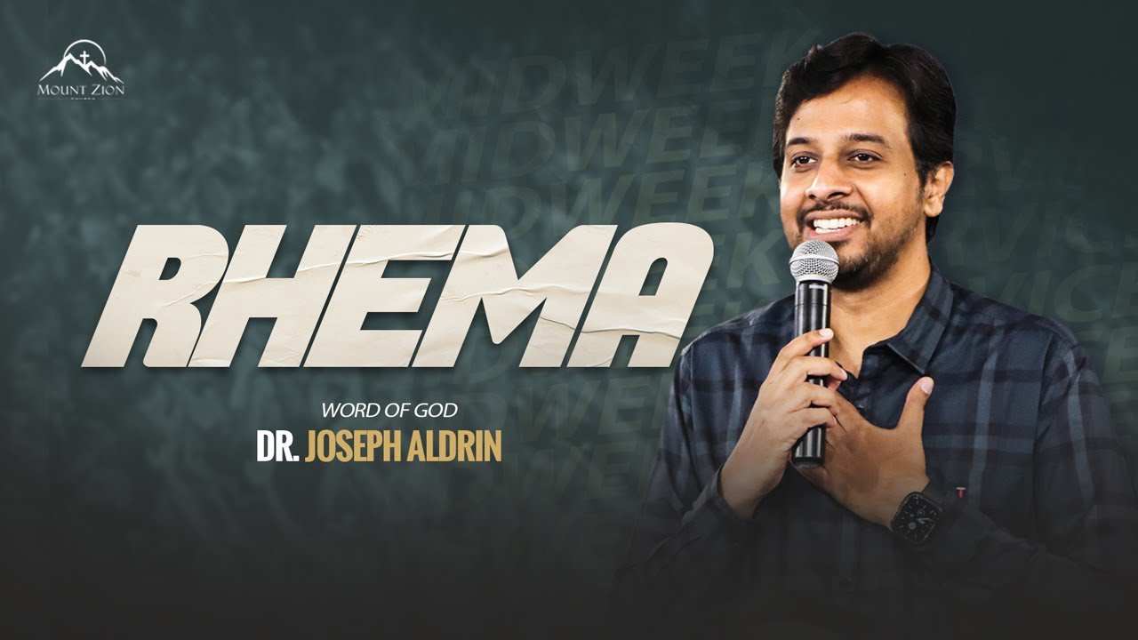 Midweek Service | Rhema | Worship & Word of God: Dr. Joseph Aldrin | 21 ...