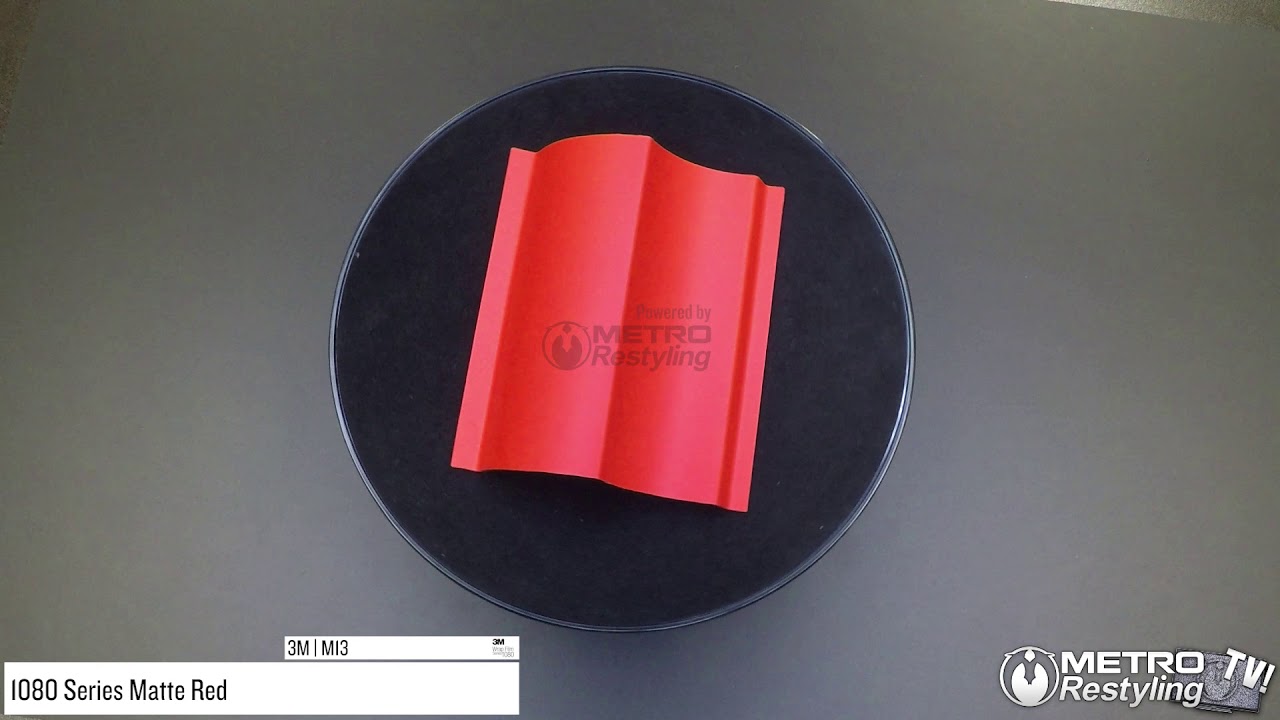 3M 1080 Matte Red M13 Vinyl Wrap Car Wrapping Film - YouTube