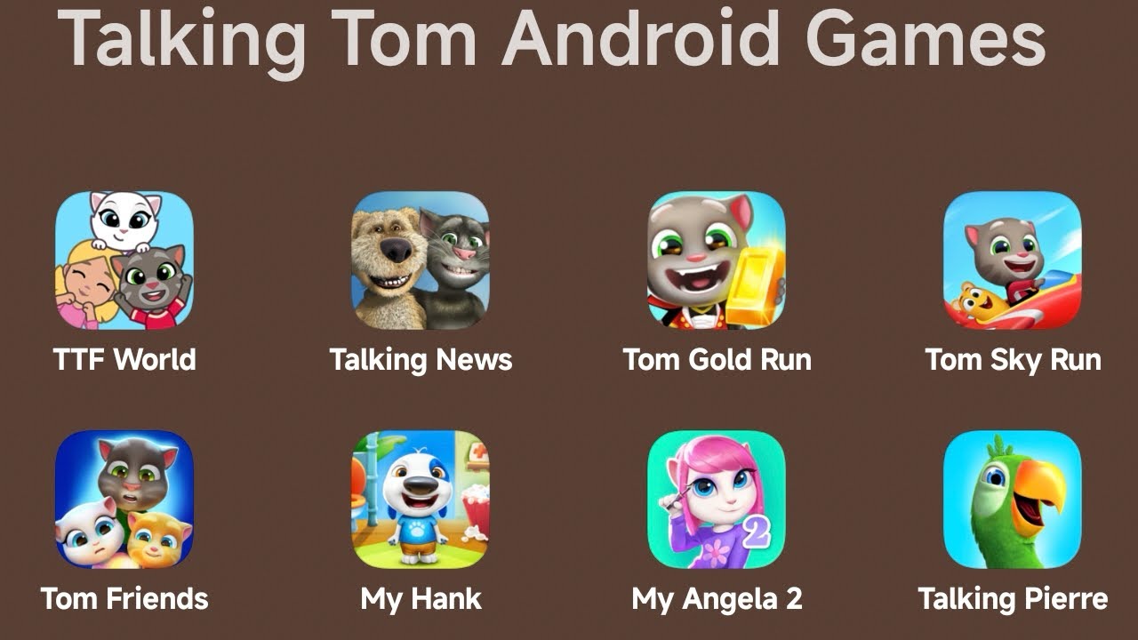 TTF World - Talking News - Talking Tom Gold Run - Talking Tom Sky Run ...