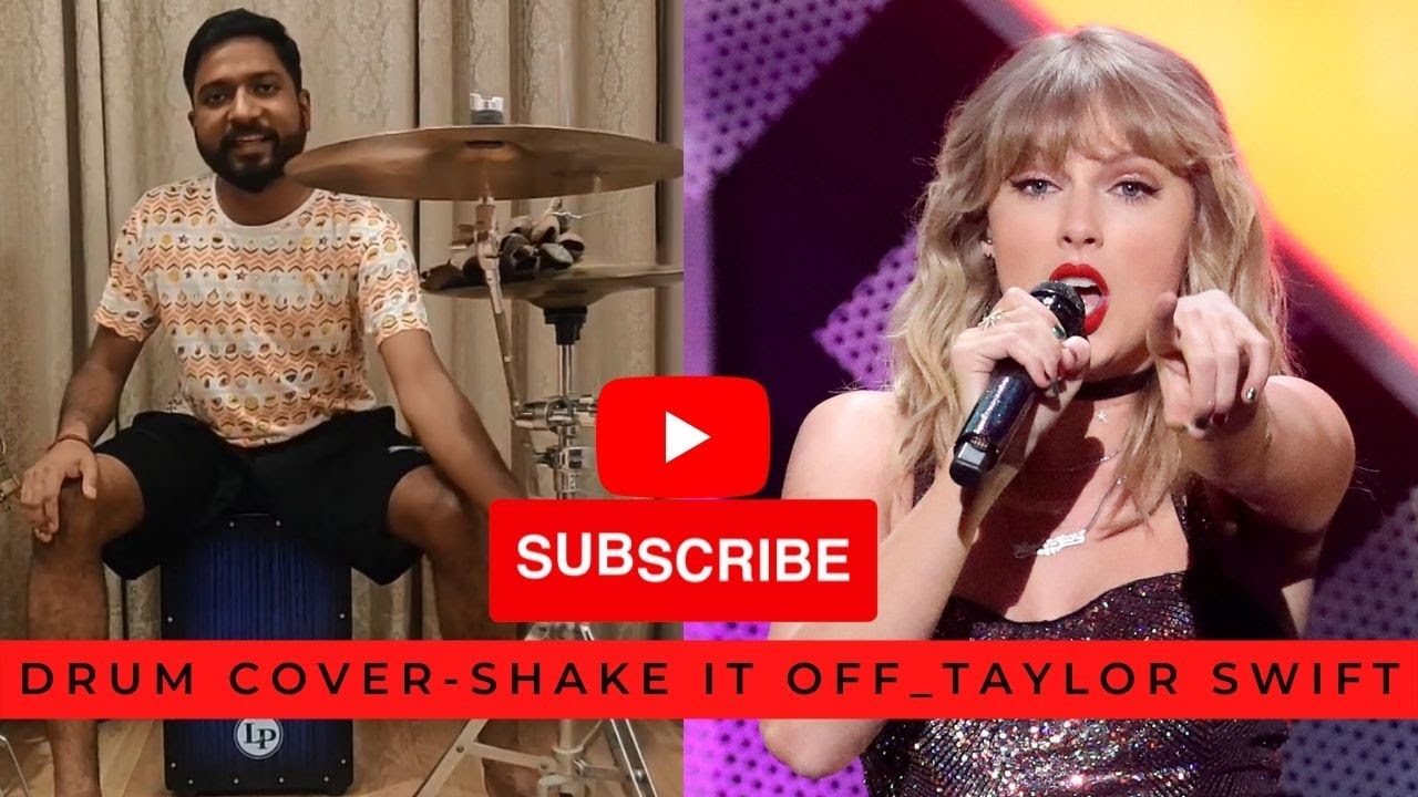 DRUM COVER - SHAKE IT OFF TAYLOR SWIFT ON CAJON - YouTube
