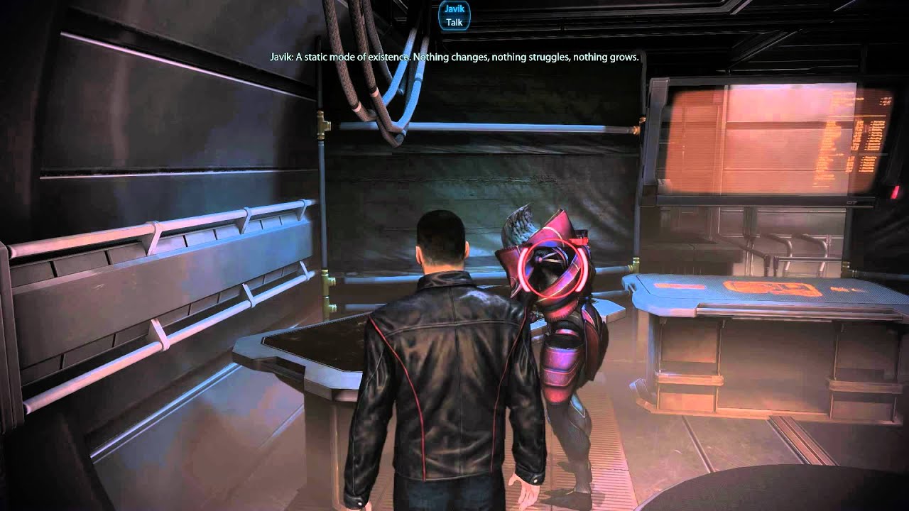 Mass Effect 3: Javik and four-eyed Garrus - YouTube
