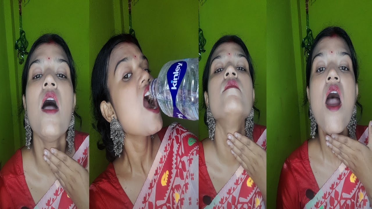 Adam apple challenge with drinking water ll 😂 funny video😝 - YouTube