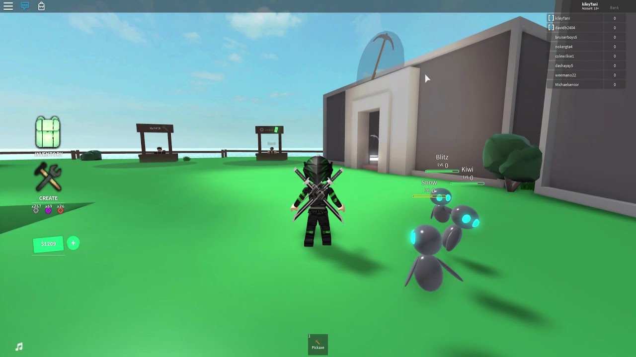 Mining, Fighting and cute robots | Roblox: Robot Simulator - YouTube