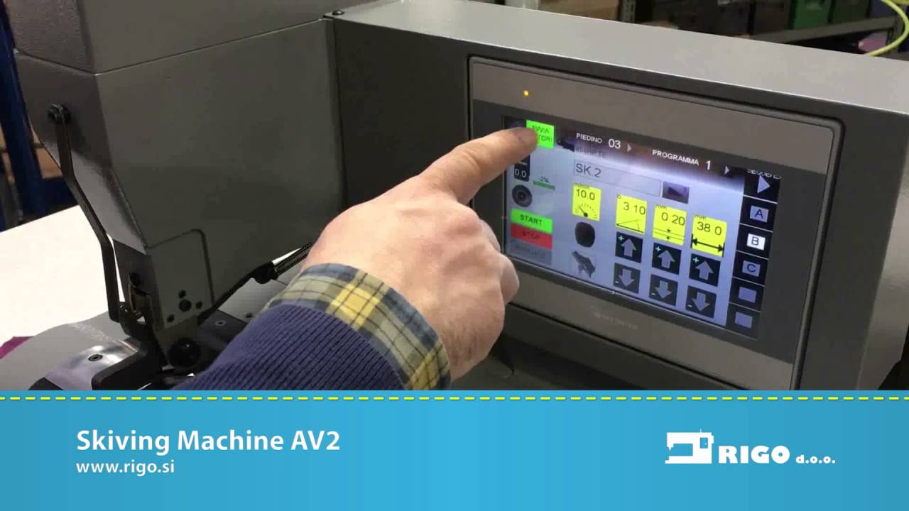 Skiving Machine AV2 - YouTube