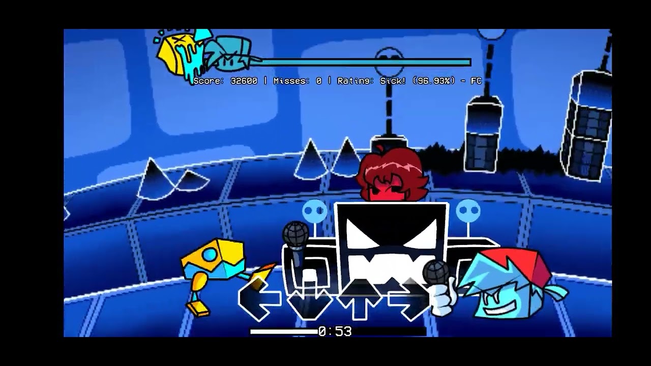 Fnf Geometrical Dominator Android Gameplay (With Shaders) - YouTube