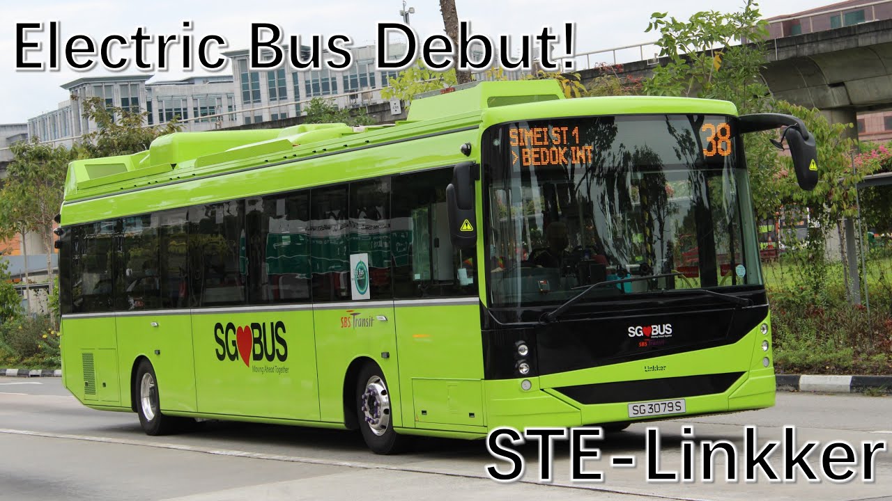 [SBST]Electric 3-Door Bus Debut On Service 38 - STE Linkker LM312 - YouTube