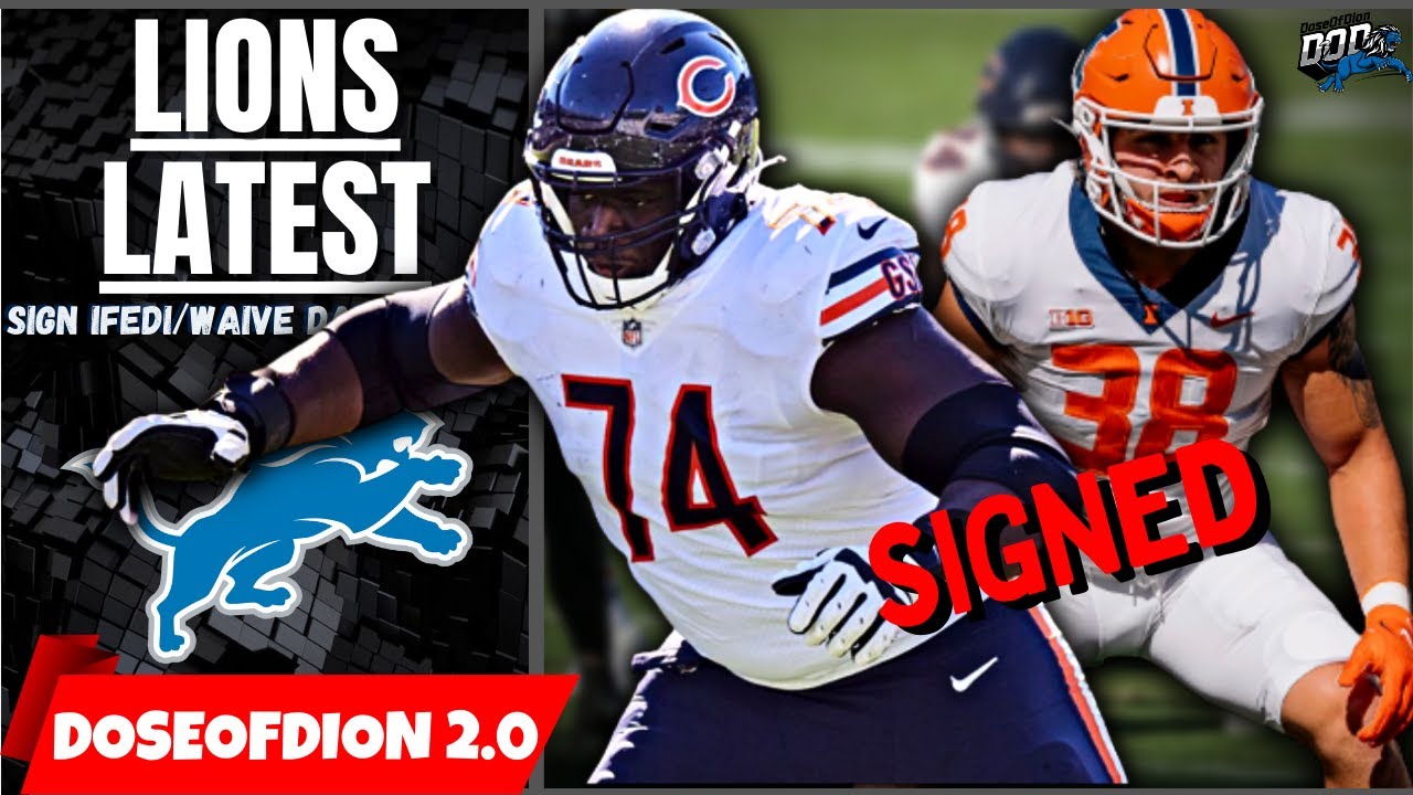 Lions HUGE SIGNING Germain Ifedi/ Waive LB Isaac Darkangelo: Lions ...