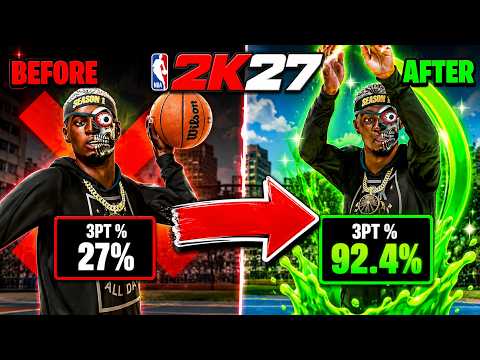 HOW TO GREEN EVERY SHOT in NBA 2K27 ✅ BEST SETTINGS + SHOOTING TIPS!