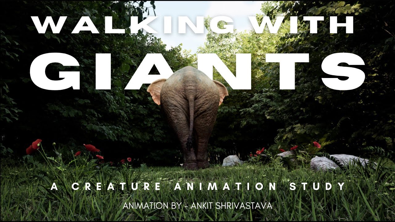 Walking with Giants | Full CG Elephant Walk – Realistic Creature ...