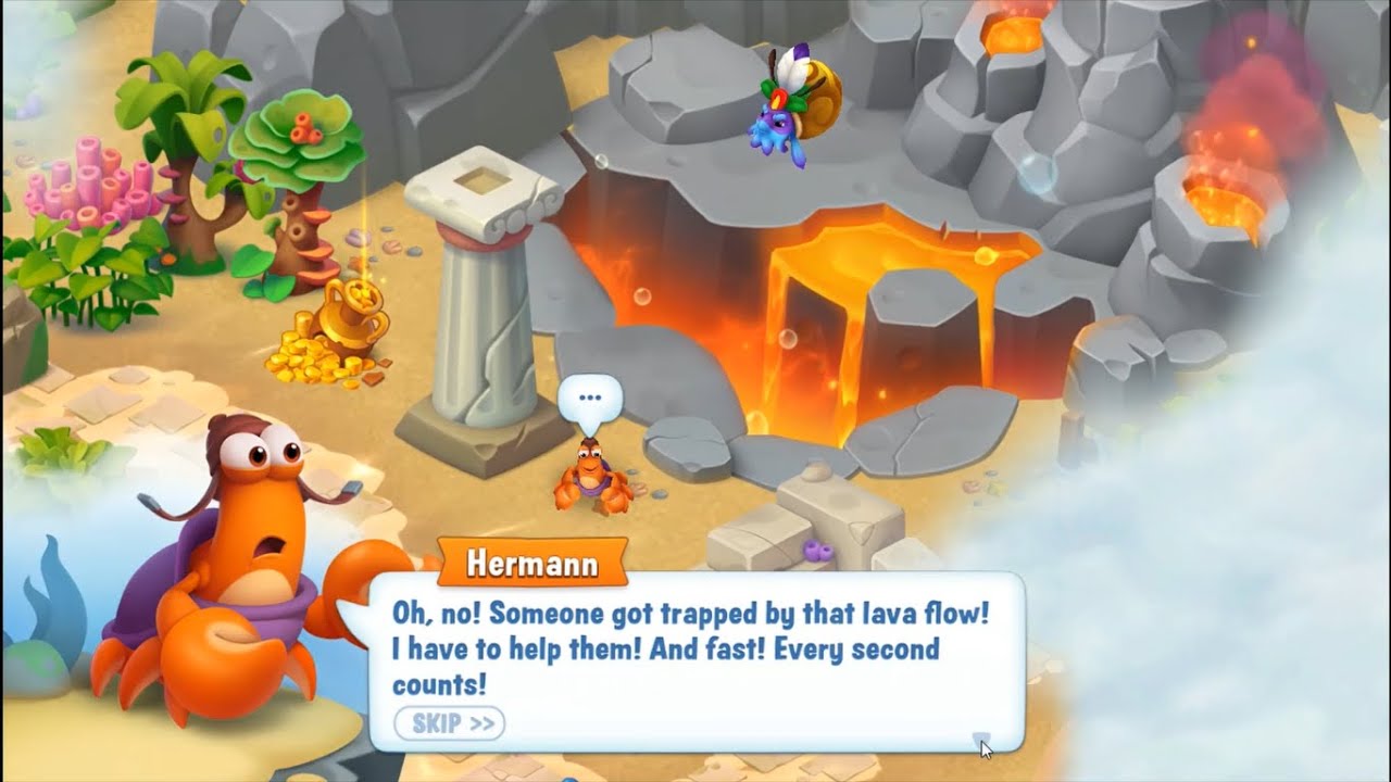 FISHDOM EXPEDITION: 💥💥 Ancient Curse ft Herman & Crabson - Third Reward ...