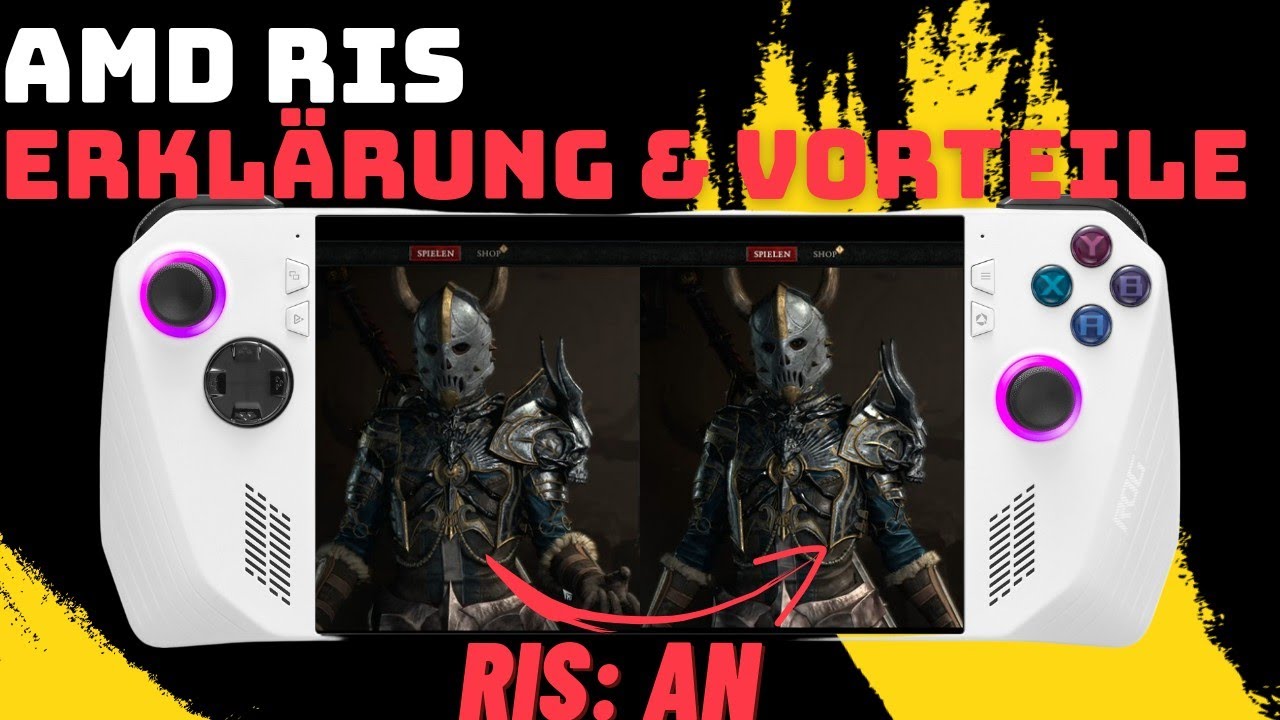 AMD RIS auf dem ROG ALLY erklärt - bessere Texturen ohne ...