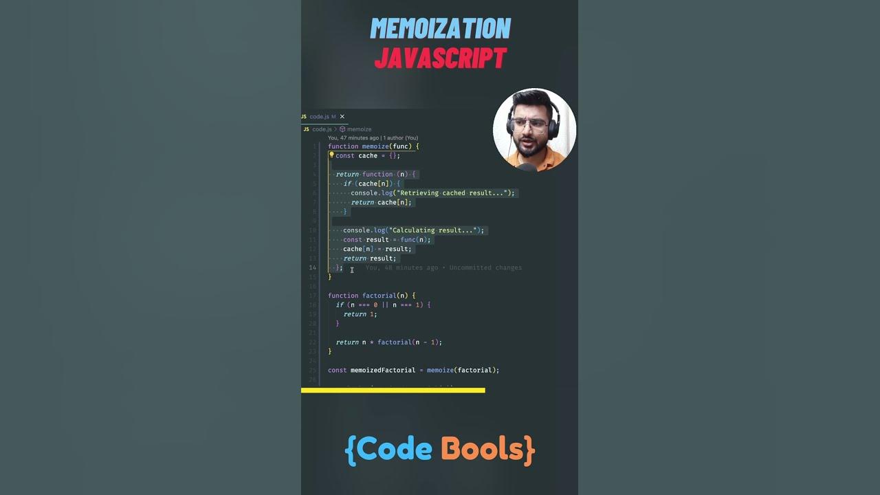 Memoization Javascript 🤔😎 #javascript #coding #memoization - YouTube