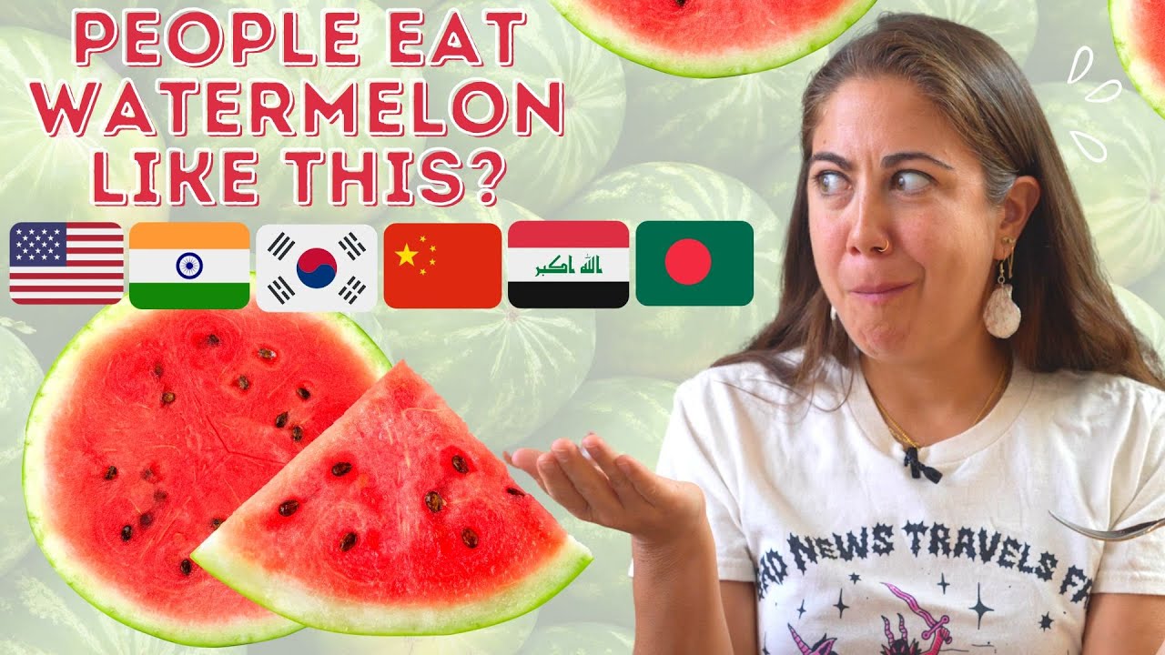 6 Ways to Use the ENTIRE Watermelon From Around the World 🍉🍉 - YouTube