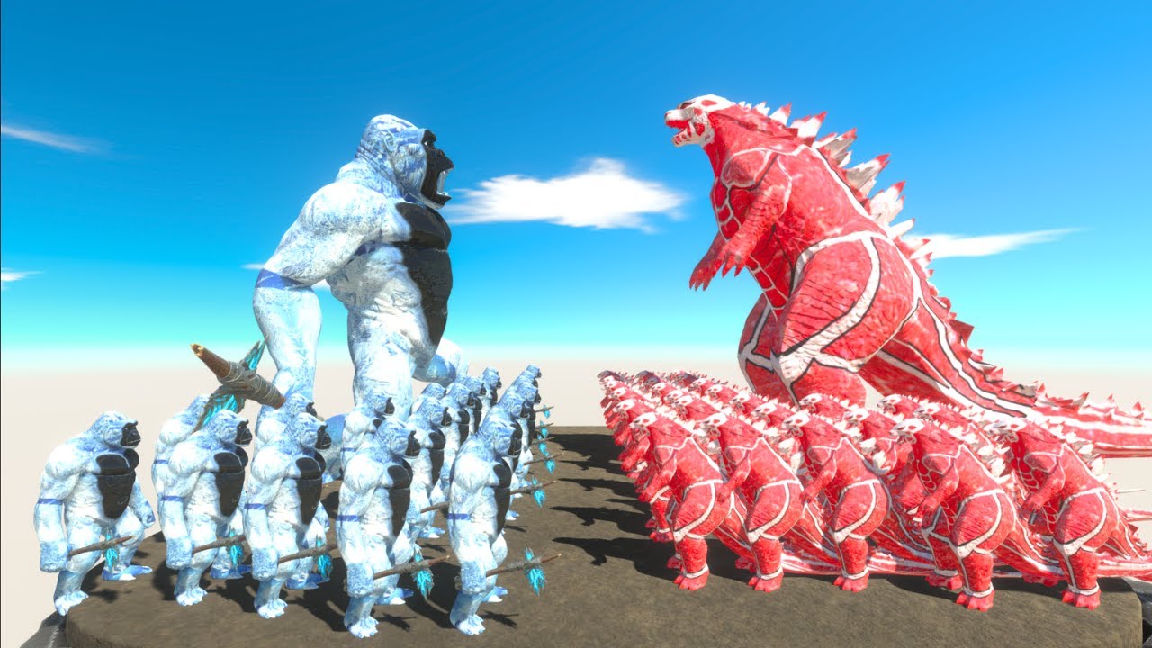 King Kong Ice vs Godzilla Colossal Titan - ARBS - YouTube