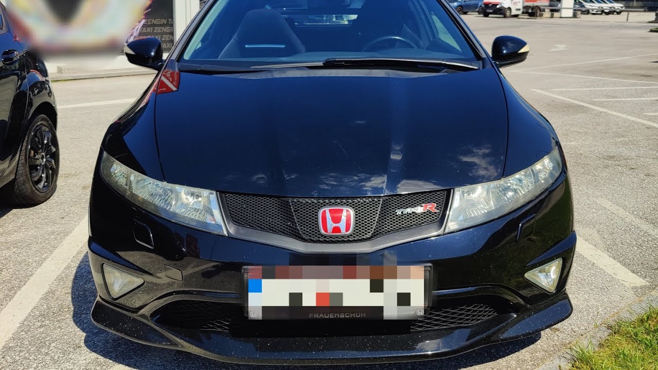 Night drive - Honda Civic Fn2 TypeR stock - YouTube