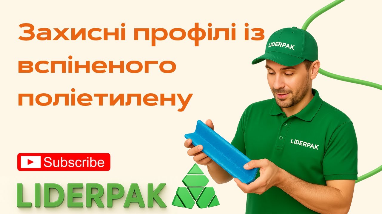 Захисні профілі із вспіненого поліетилену. Розкриті всі деталі профілів від Liderpak - YouTube
