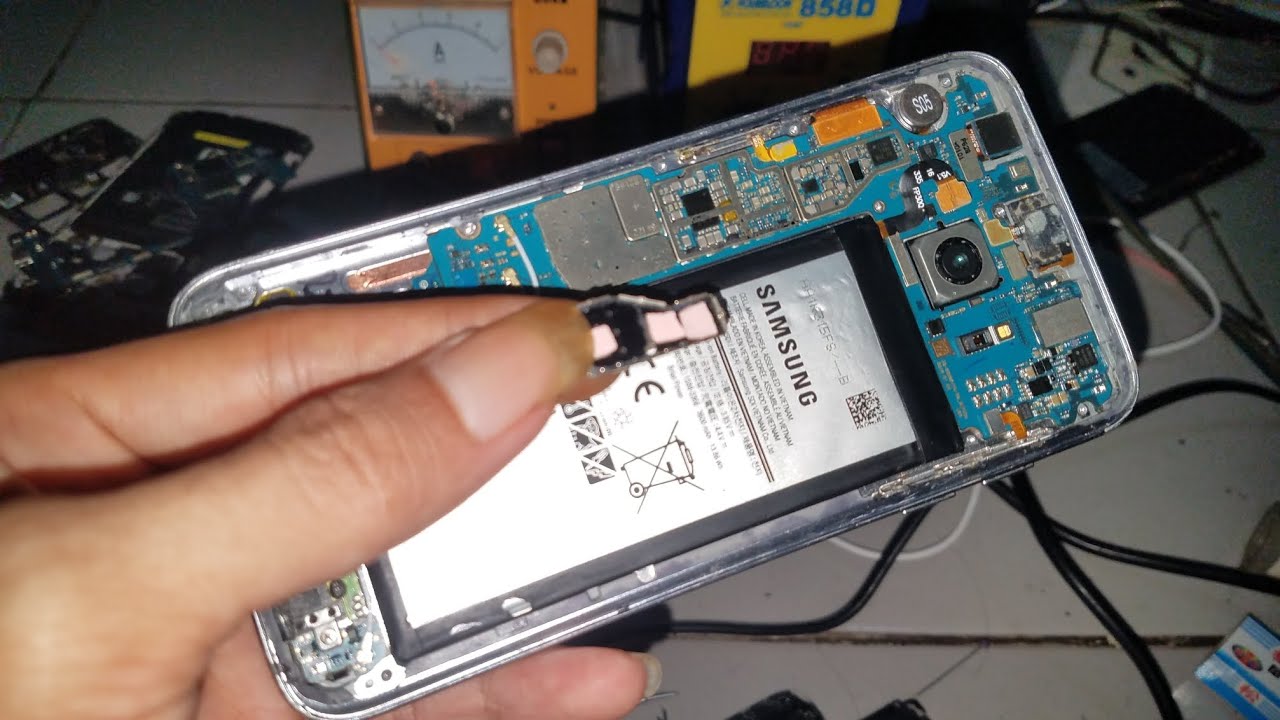 Tips Samsung S7 Edge Tahan Matot ic power ic Display ic Chas - YouTube