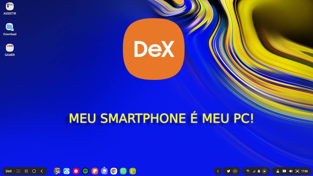 Samsung Dex: O inicio, configurações iniciais. - YouTube