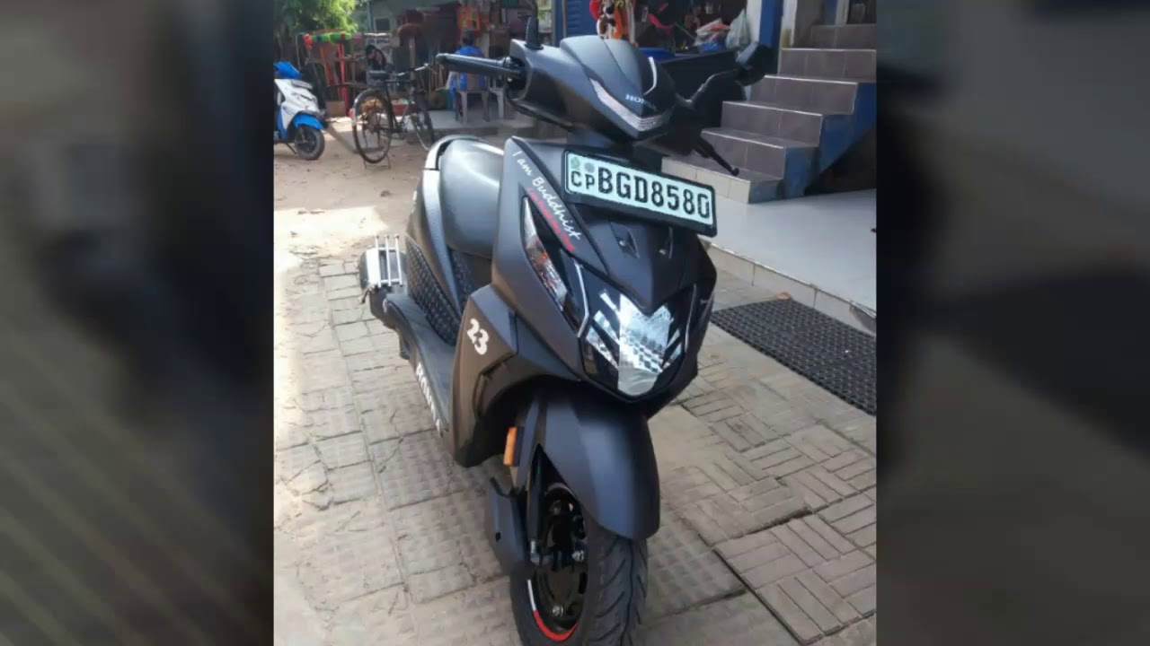 අලුත්ම modified dio සෙට් එකක්.(Honda dio) - YouTube