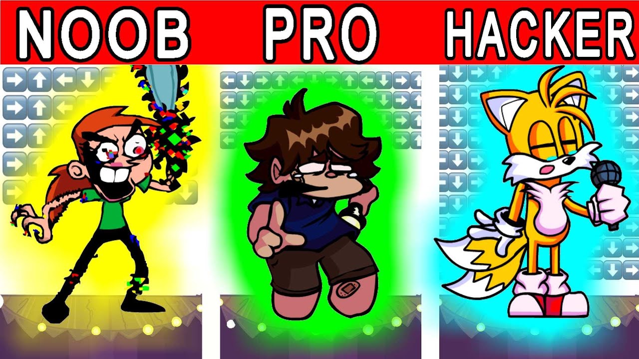 FNF Character Test | NOOB vs PRO vs HACKER | Gameplay VS Playground ...