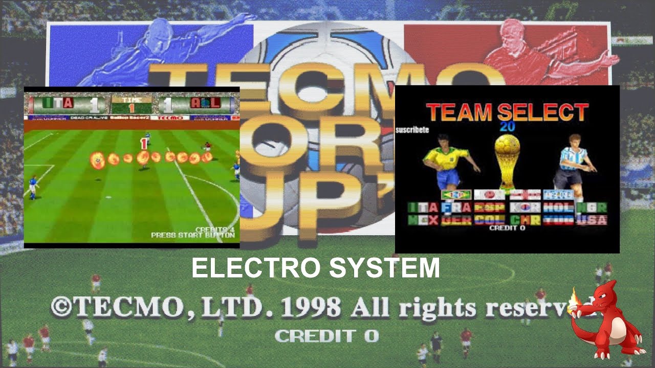 Tecmo World Cup 98 para mac / windows - YouTube