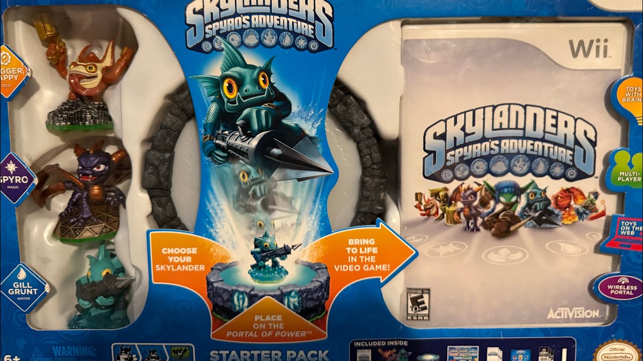 Skylanders Starter Pack Unboxing - YouTube