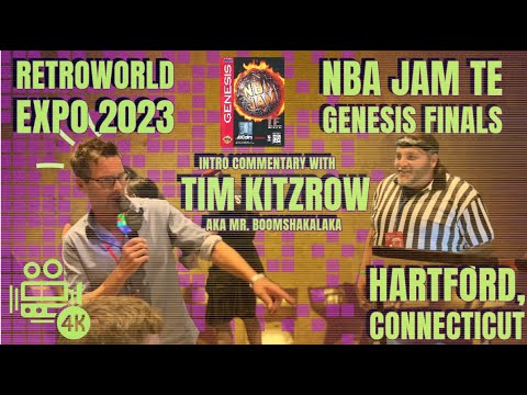Retroworld Expo 2023: NBA JAM TE Finals with Tim Kitzrow aka Mr ...