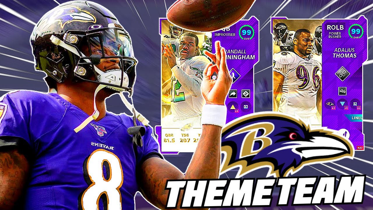 THE BEST RAVENS THEME TEAM IN MADDEN 21! FULL TEAM BREAKDOWN, GAMEPLAY ...