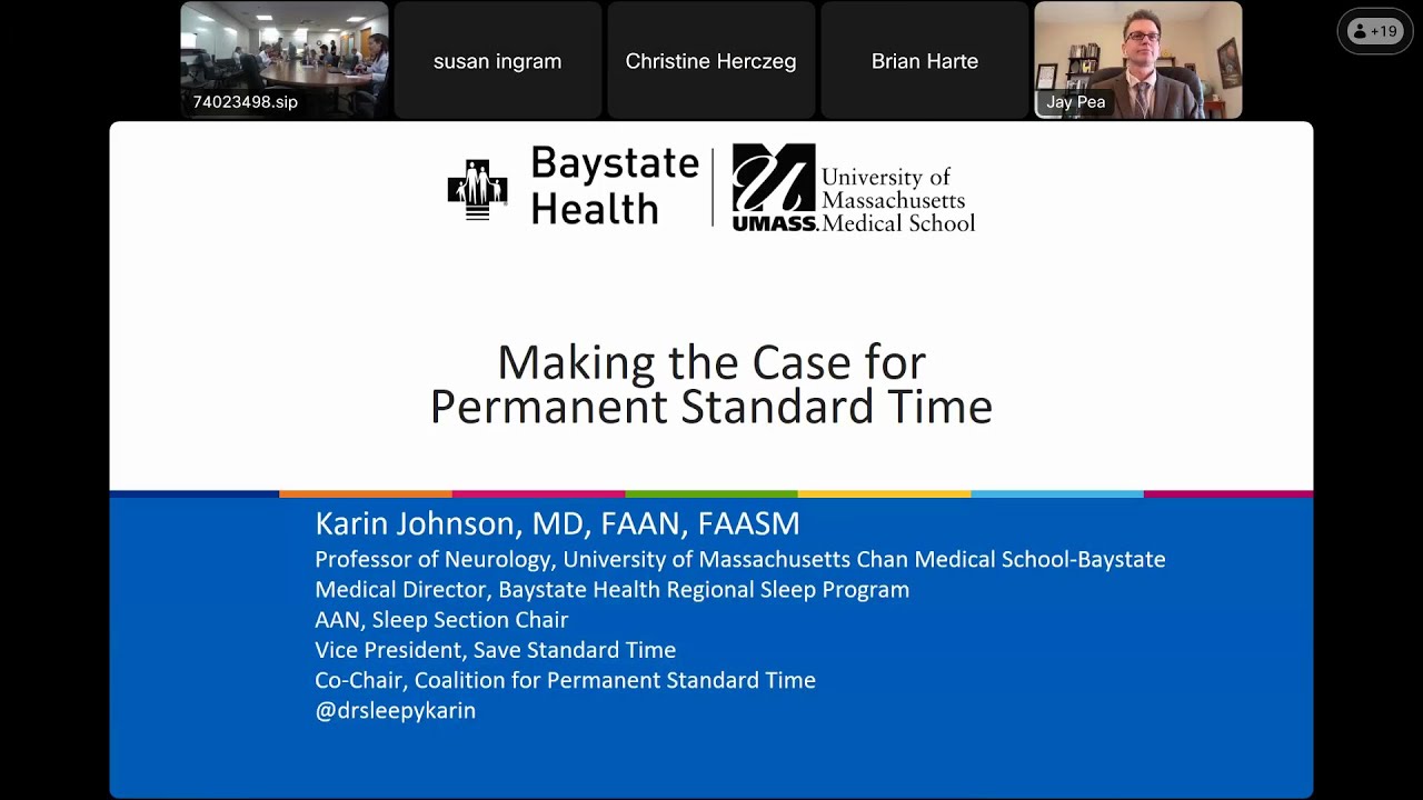 Neurology Grand Rounds: Making the Case for Permanent Standard Time ...