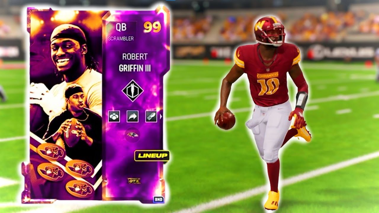 Robert Griffen III Finally Got An INSANE Golden Ticket in Madden 24 ...