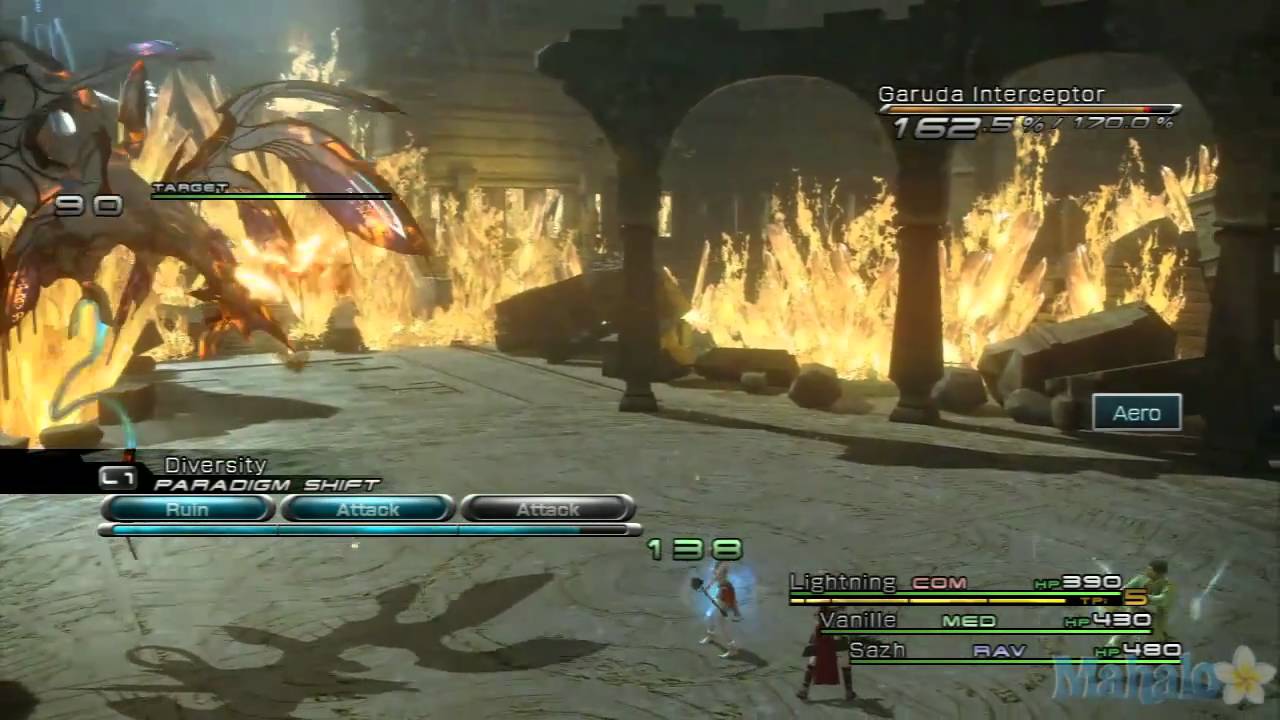 Final Fantasy XIII - Walkthrough - Chapter 3 - Part 13 - Garuda ...
