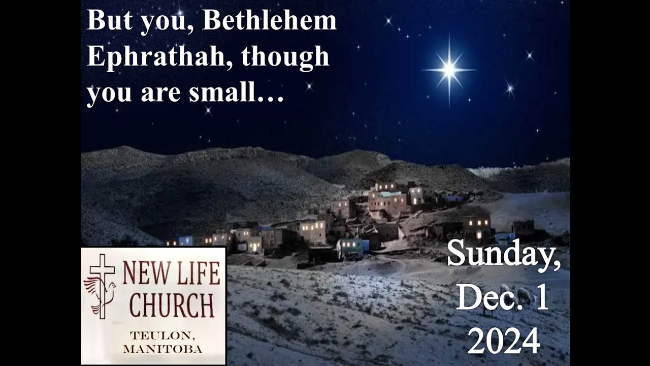 "But you Bethlehem Ephrathah, though you are small..." - YouTube