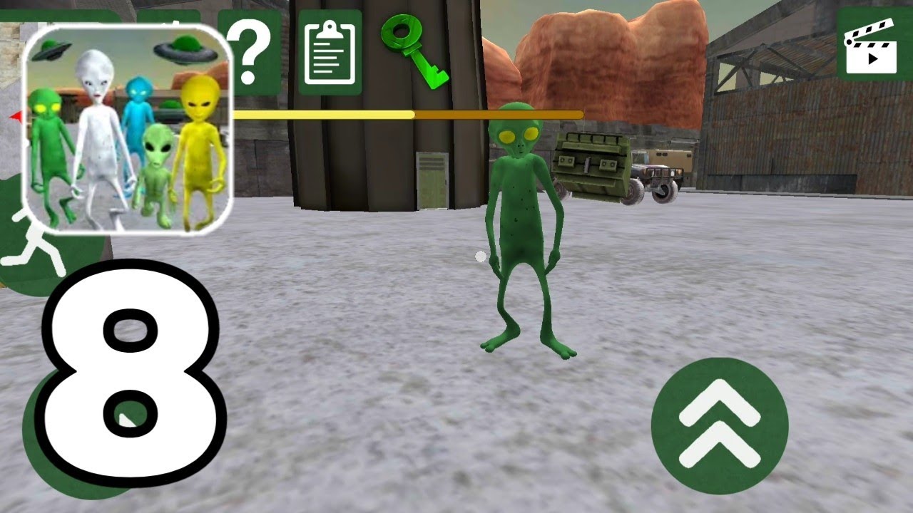 Alien Neighbor Area 51 Escape Gameplay Level 8 - YouTube