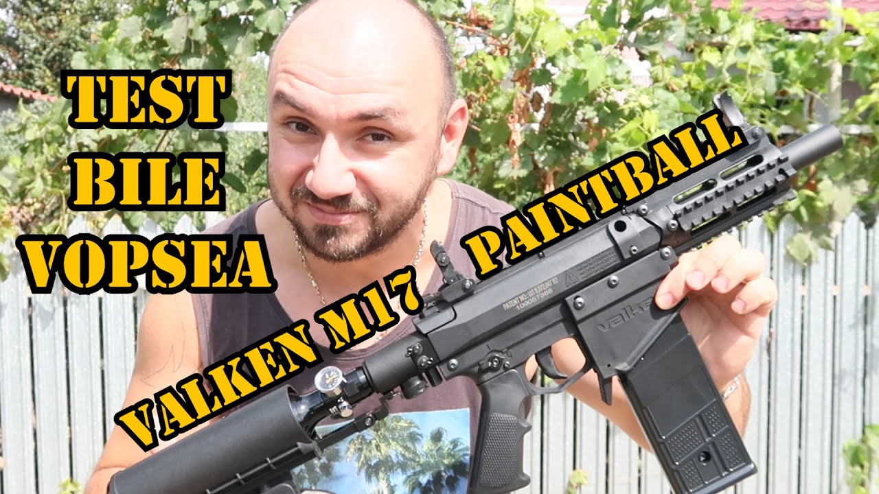 PUSCA DE PAINTBALL VALKEN M17 TEST BILE VOPSEA - WWW.TERRANPAINTBALL.RO ...
