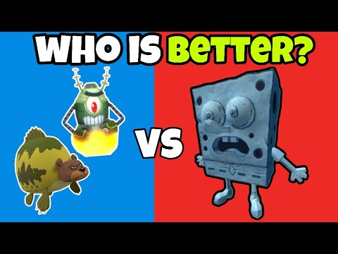 SPONGEHENGE VS SEA BEAR AND CYBORG PLANKTON (Spongebob Tower Defense ...