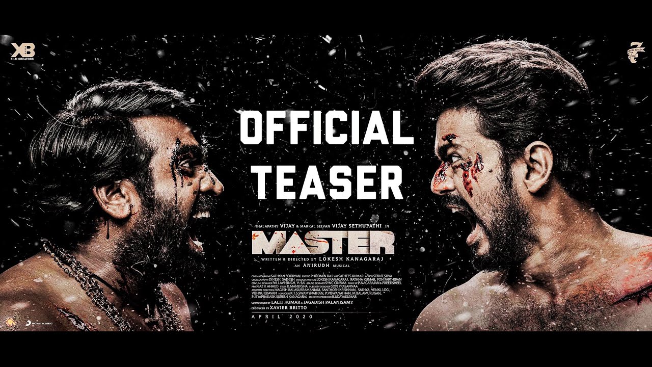 MASTER - Officiall Teaser | Thalapathy | Lokesh Kanakaraj | Anirudh ...