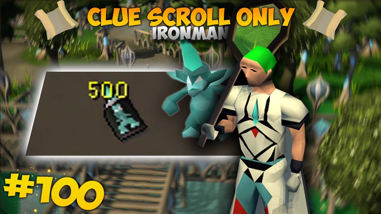 The Best Way to Get Elite Clues - Clue Scroll Only Ironman #100 - YouTube