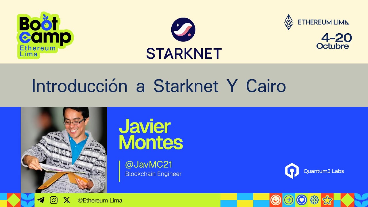Introducción a Starknet y Cairo - YouTube