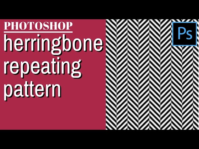 Graphic Herringbone Pattern