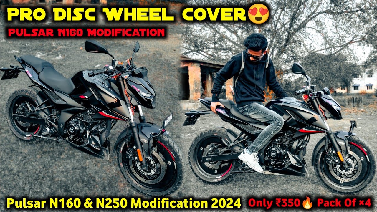 Pulsar N160 Pro Disc Wheel Cover Installation Pulsar N160 Modification ...