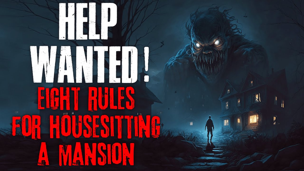 "HELP WANTED: Eight Rules For Housesitting A Mansion" Creepypasta - YouTube