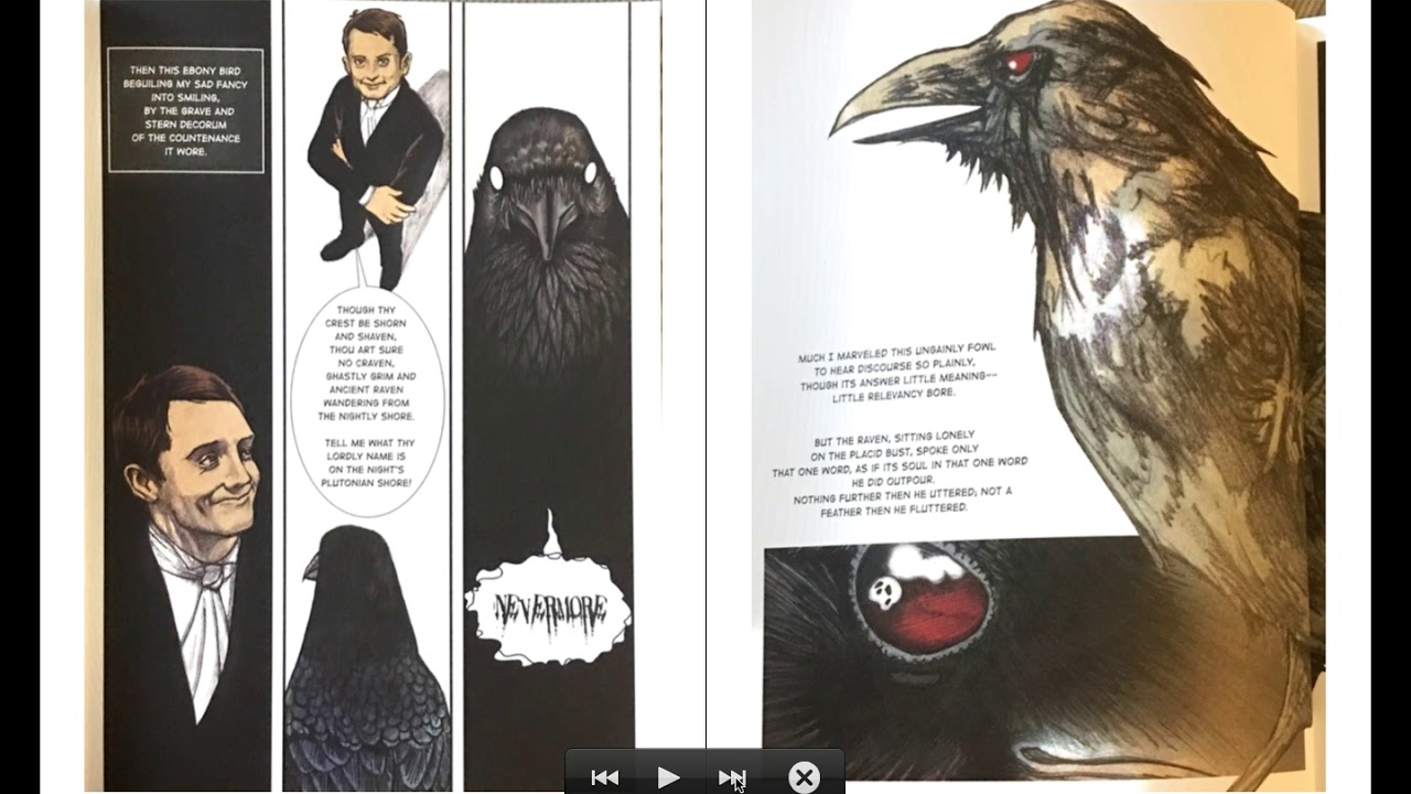 The Raven-Graphic Novel Version - YouTube