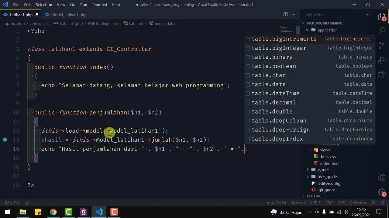 697 Web Programming II Pertemuan 3 - YouTube