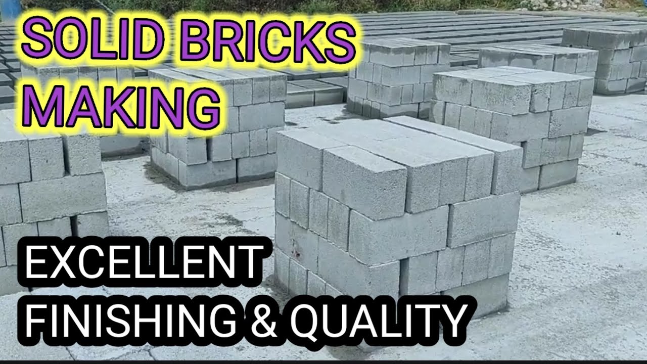Solid bricks making | advanced technology | Machine made | excellent ...
