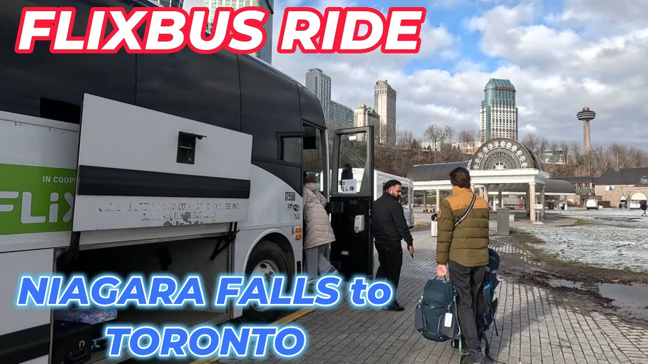 Flixbus Ride from Niagara Falls to Toronto for less than 2 Hour Journey ...